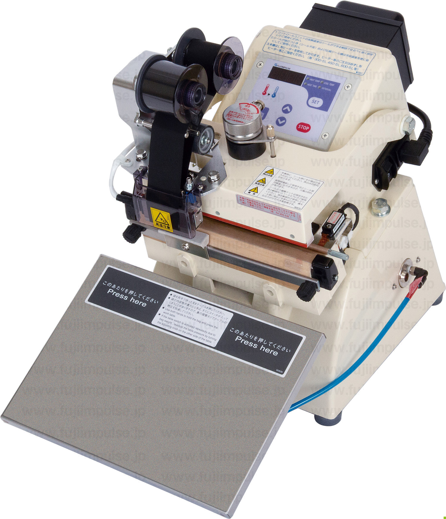 富士インパルス：製品情報 OPL-200-10 FEP-N3取付例